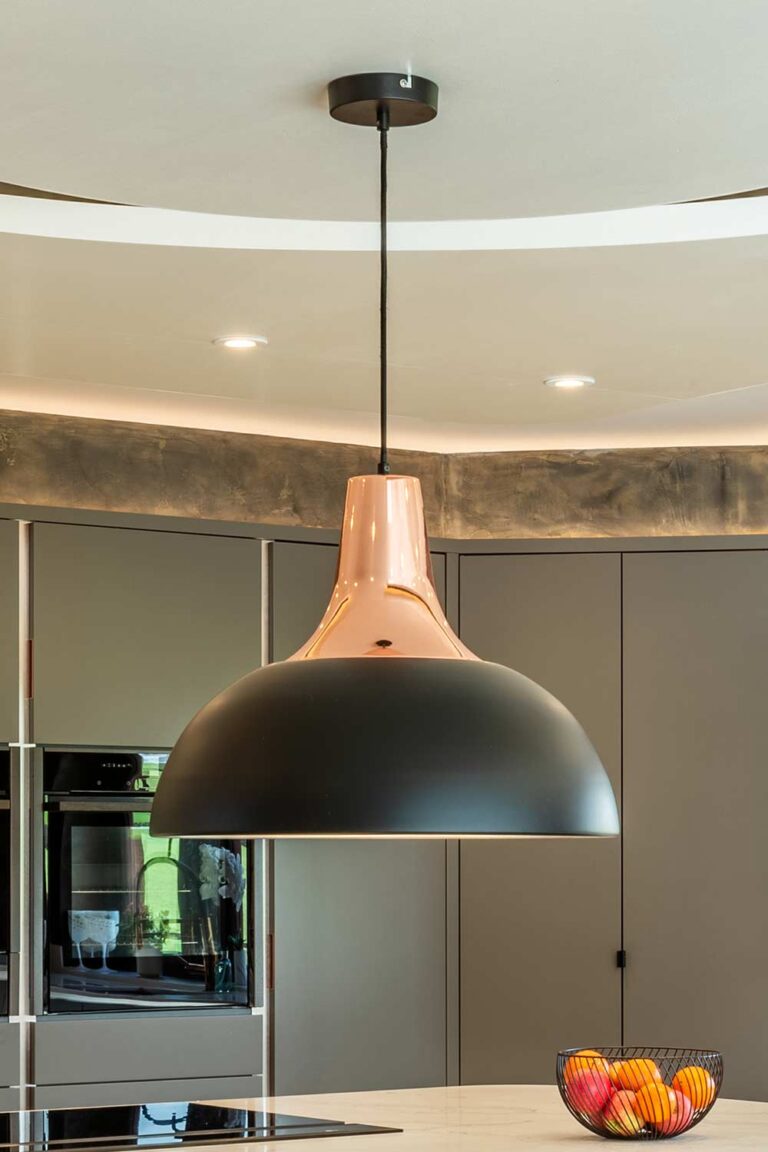 Handless kitchen design featuring island seating | Atlantis Kitchens